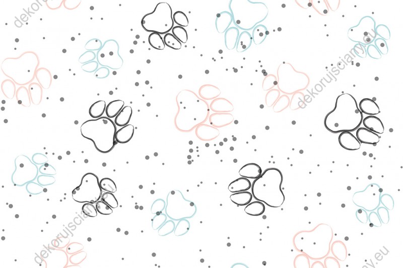 Tapeta na ścianę - Rozbiegane łapy| Cena, sklep online | Ciekawe, tanie ...